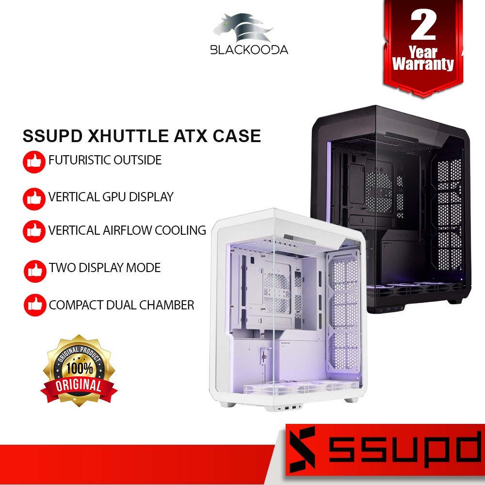 SSUPD Xhuttle Dual Chamber ATX Case | Shopee Malaysia