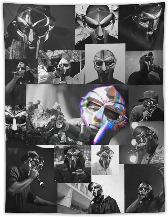 RIP MF DOOM Tapestry Wall hanging cloth room decoration cloth for ...