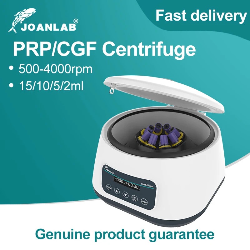 JOANLAB Prp Plasma Centrifuge Laboratory Cgf Centrifuge Machine 5/10ml Blood Collection Tube ...