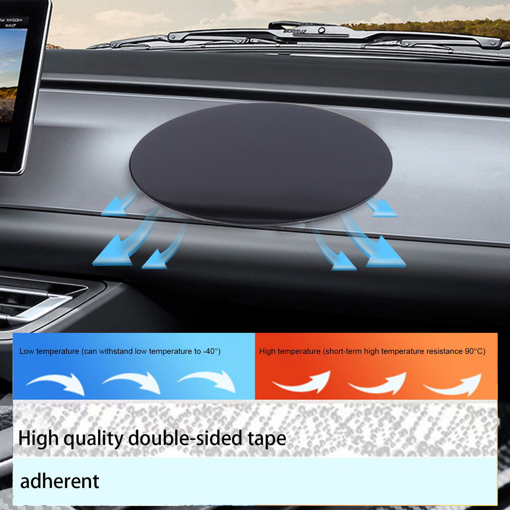 Universal Portable Double Sided Adhesive Pads Sticky Dash Cam Mounting ...
