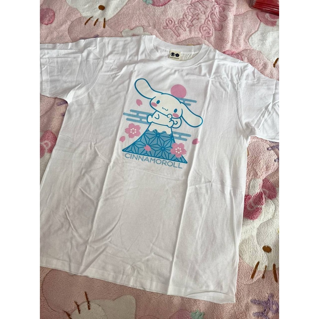 Cinnamoroll Japan White T Shirt Fuji Mountain size L | Shopee Malaysia