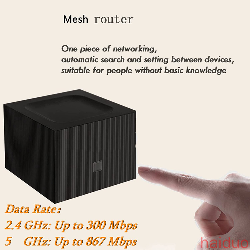 Router Dual-Band Gigabit Smart WIFI5 Mesh Set Net Large Apartment ...