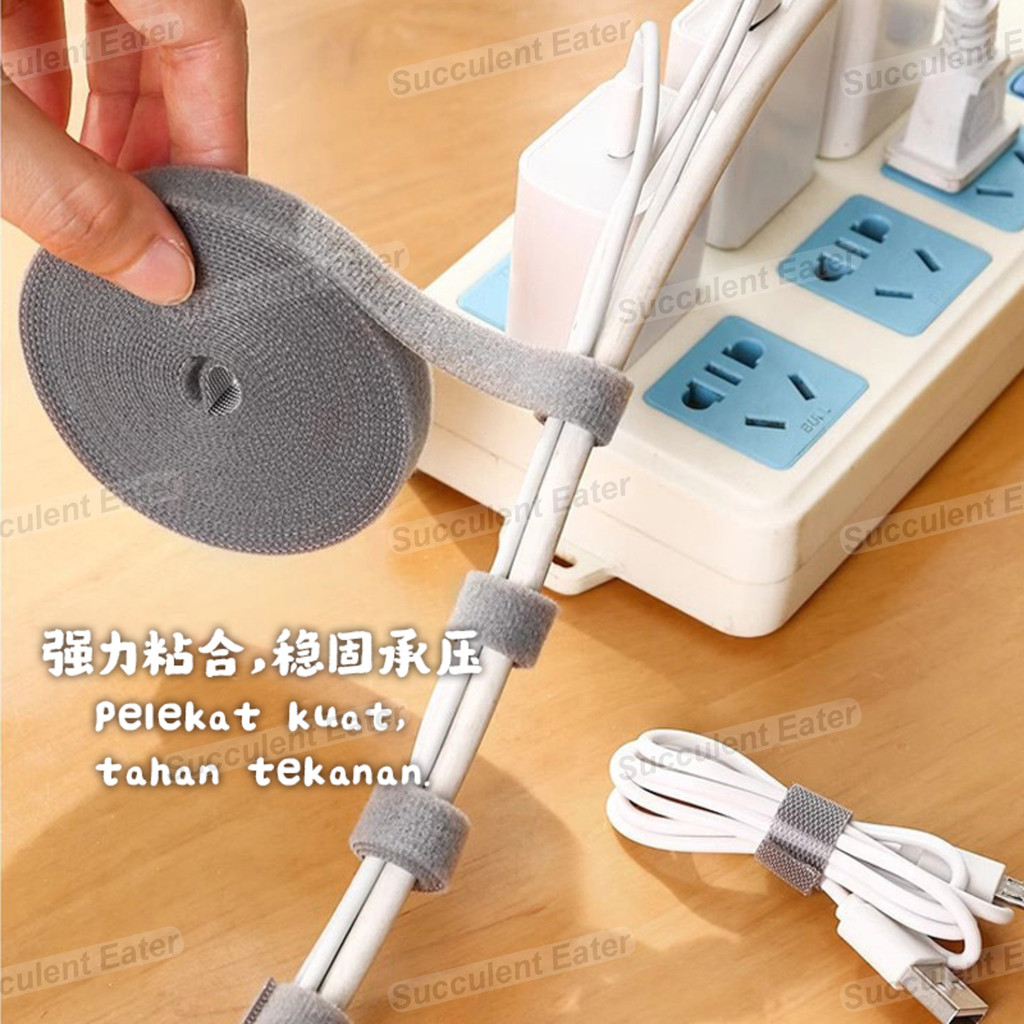 3 Meters Velcro Strap Velcro Tape Velcro Cable Tie Multipurpose Wire ...