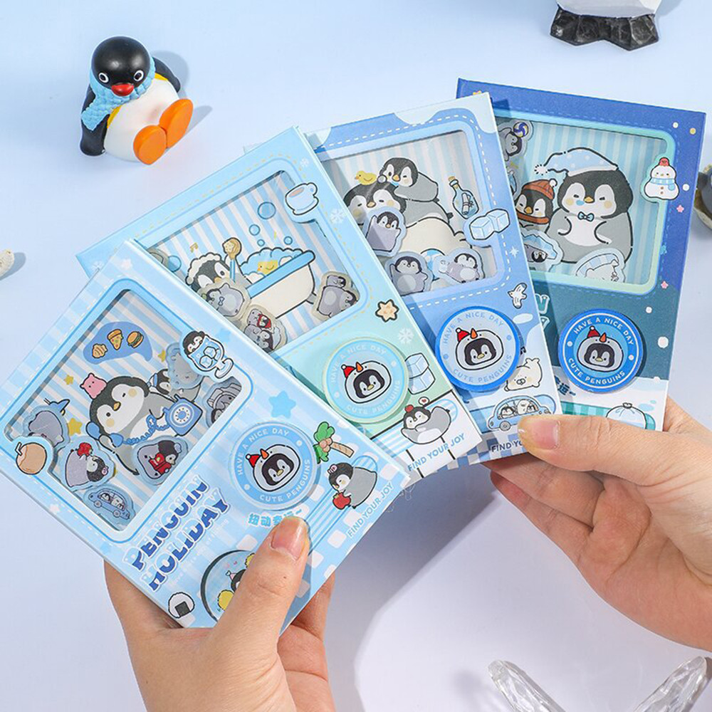 Creative Capybara Gashapon Machine Notebook Fun Unzip Shake Penguin ...