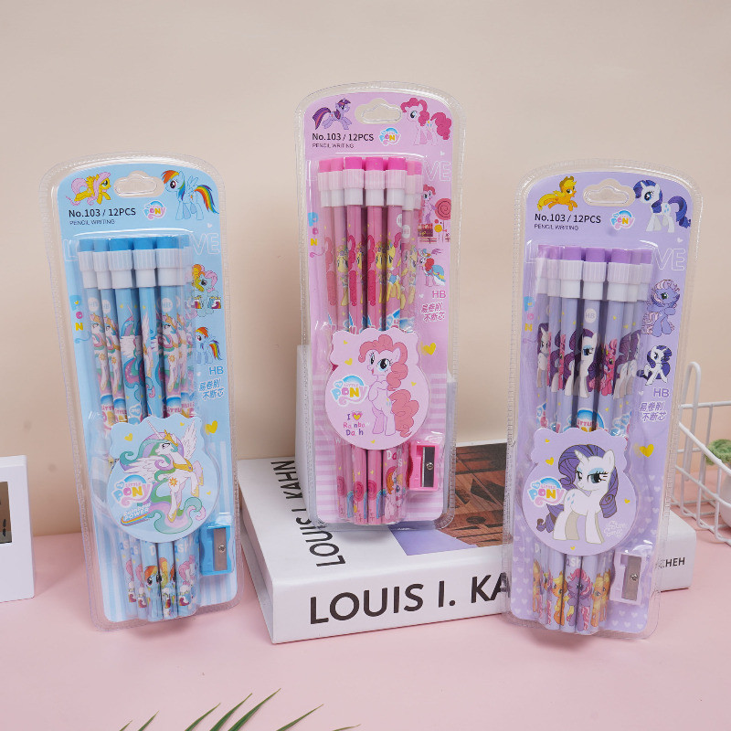 My Little Pony Wooden Pencil Student Cartoon HB Pen Practice ...