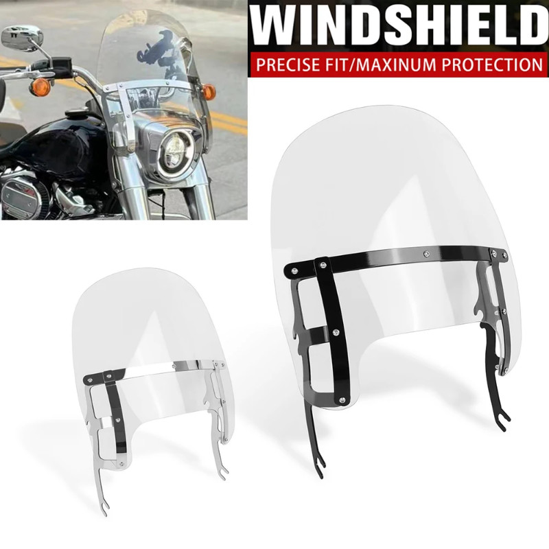Quick Release Touring Windshield Visor Windscreen Wind Shield ...