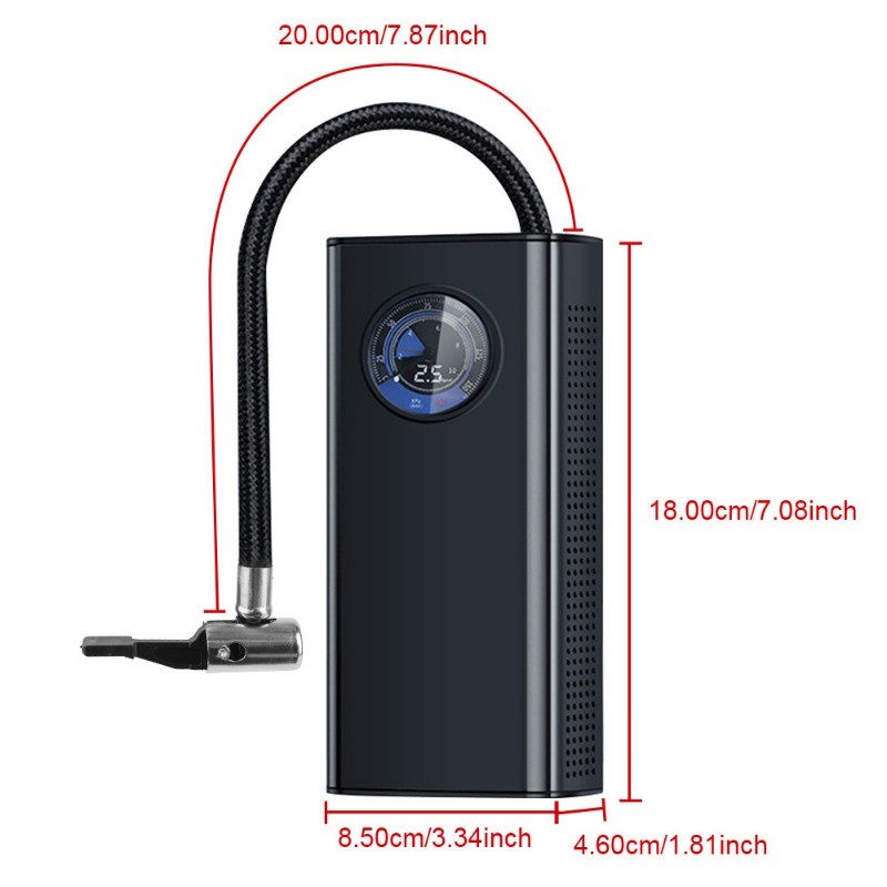 Wireless Electric Car Pump Tyre Air Pump Tayar Tyre Pump Portable Pump ...