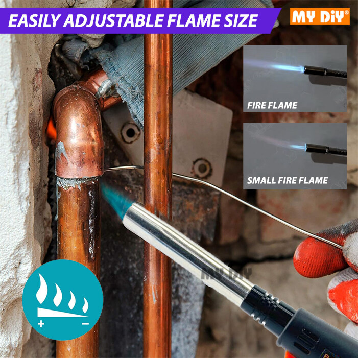 GAS TORCH CAMPING GAS TORCH BUTANE GAS BBQ FLAME WELDING FLAME FIRE ...