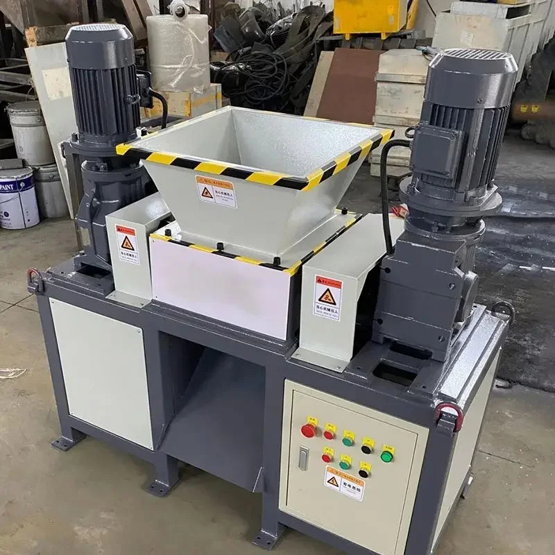 DB500 Dual Motor Shredding Machine Scrap Metal Aluminum Plate Wood ...