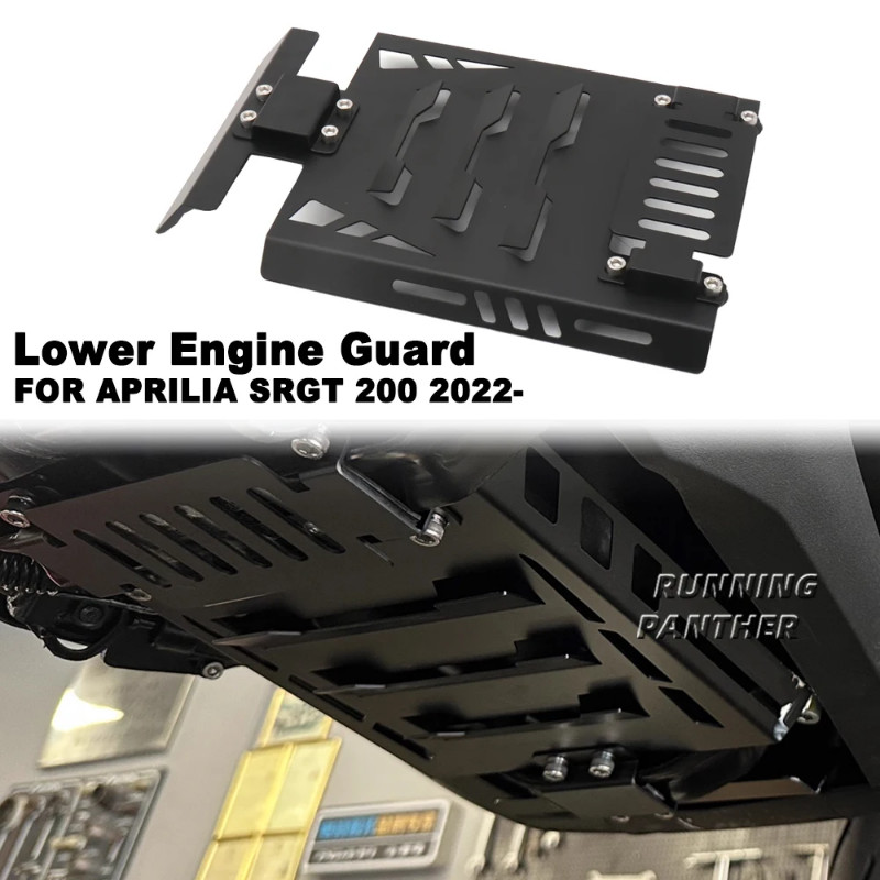 Motorcycle Lower Engine Guard Bellypan For Aprilia SRGT200 SR GT 200 ...