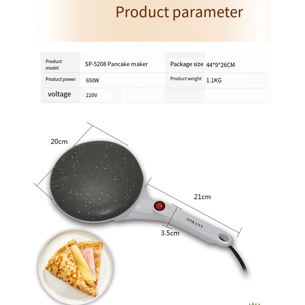Pancake machine, spring cake machine, household electric cake pan ...