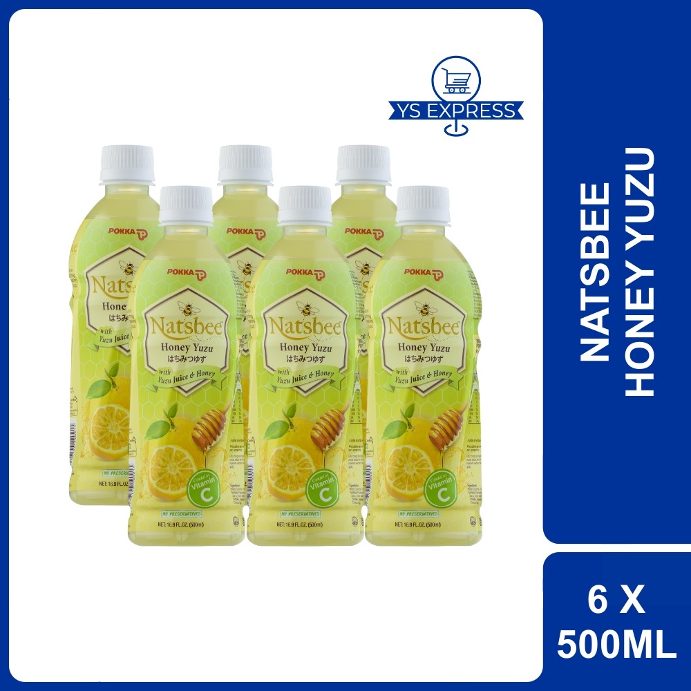 POKKA Pet Natsbee Honey Yuzu 6 X 500ML | Shopee Malaysia