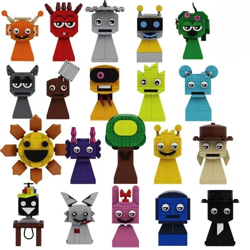 40 Model Sprunki Incredi Building Blocks Toys Set Children's ...