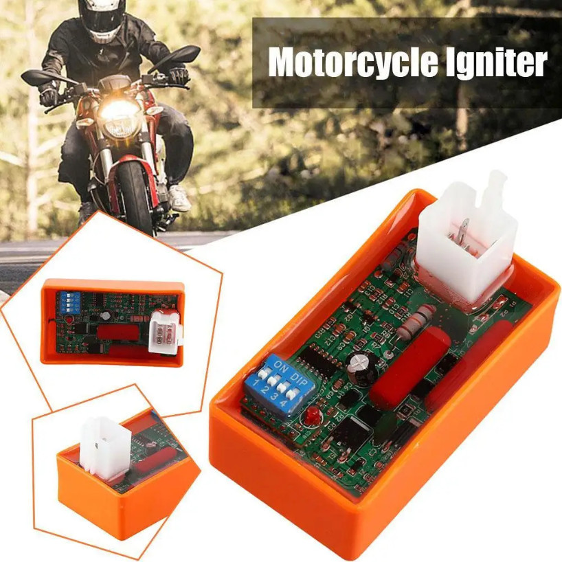 Motorcycle Lgnition CDI Box with DIP Switch, 5 Pins AC WAVE100 Racing ...
