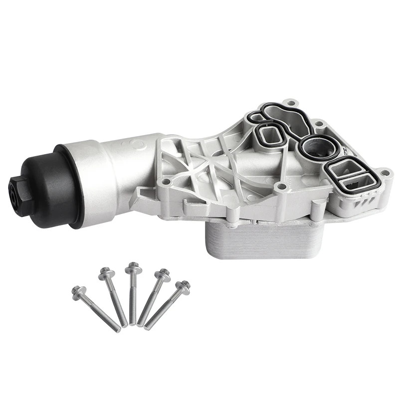11428585235 11428511391 Aluminum Engine Oil Filter Housing Cooler ...