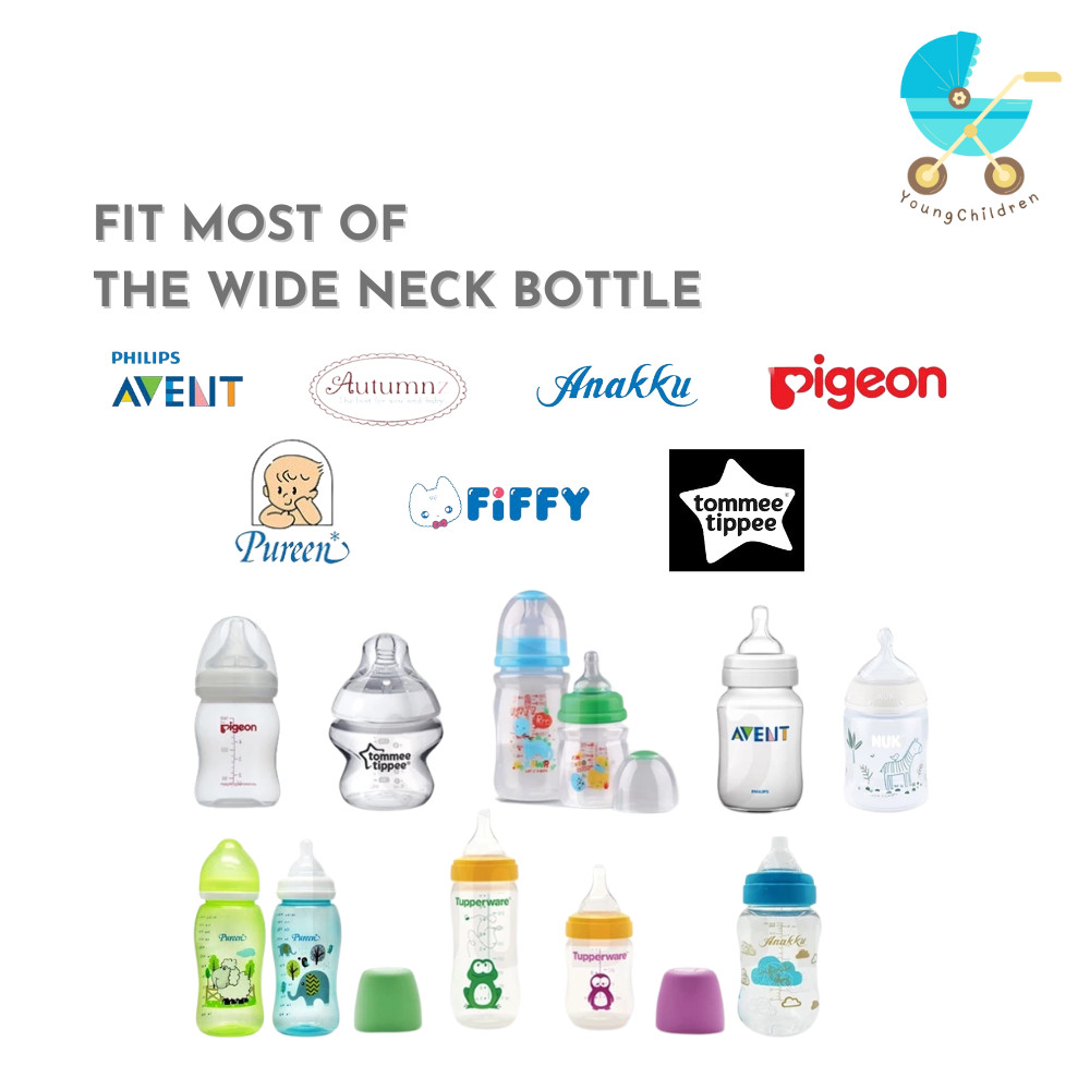 👶Puting Botol Susu Botol Susu Puting Susu Wide Neck Puting Botol Bottol ...