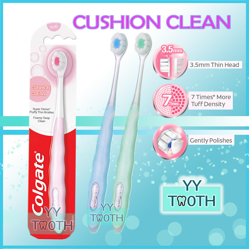 D8F Colgate Cushion Clean toothbrush BERUS GIGI COLGATE CUSHION super ...