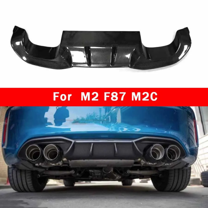 For BMW M2 F87 M2C 2014-2021 AK Style Carbon Fiber/FRP Car Rear Bumper ...