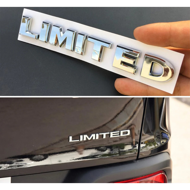 New 1Pcs 3D Metal LIMITED Car Side Fender Rear Trunk Emblem Badge ...