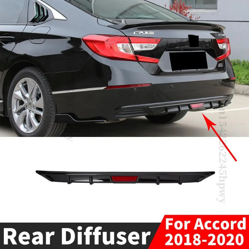 Rear Bumper Diffuser Lip Facelift Bumper Lip Deflector Rear Diffuser ...