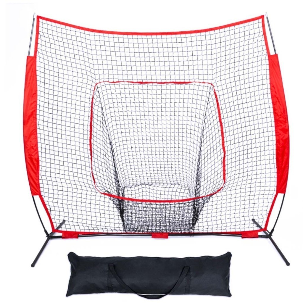 INSTOCK 7 'X 7' Baseball Softball Practice Net Belt Batting Area ...