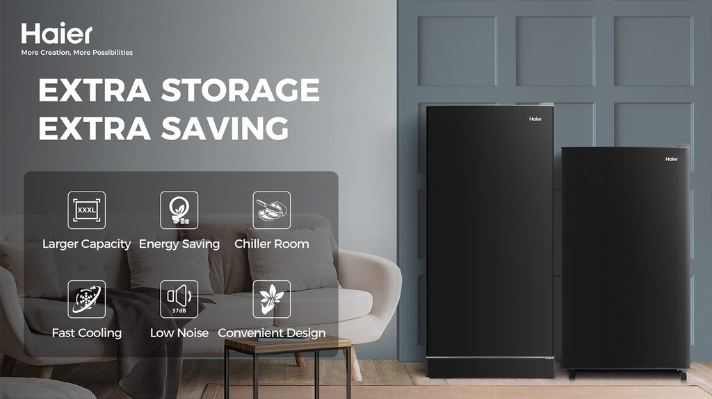 Haier 236 L 1‑Door Fridge HR‑236H | Fast Cooling + Chiller Zone | LED ...
