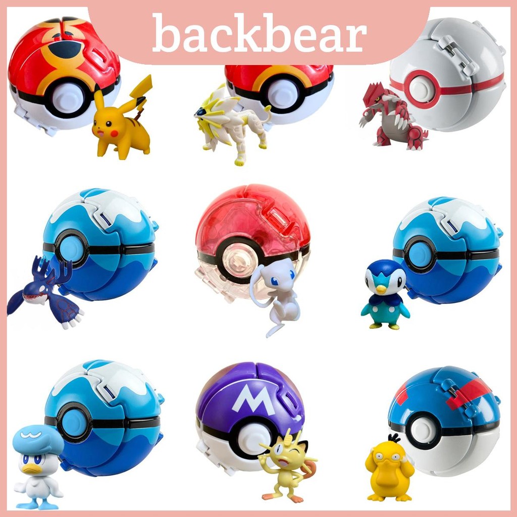 Figure Cartoon-style Animal Toy Explosive Pet Ball Pokemon Super Dream ...