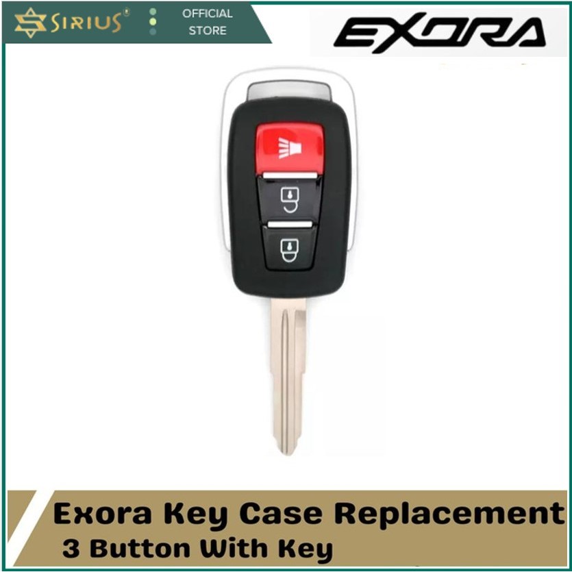 Exora Key Remote Casing with 3 Buttons | Shopee Malaysia