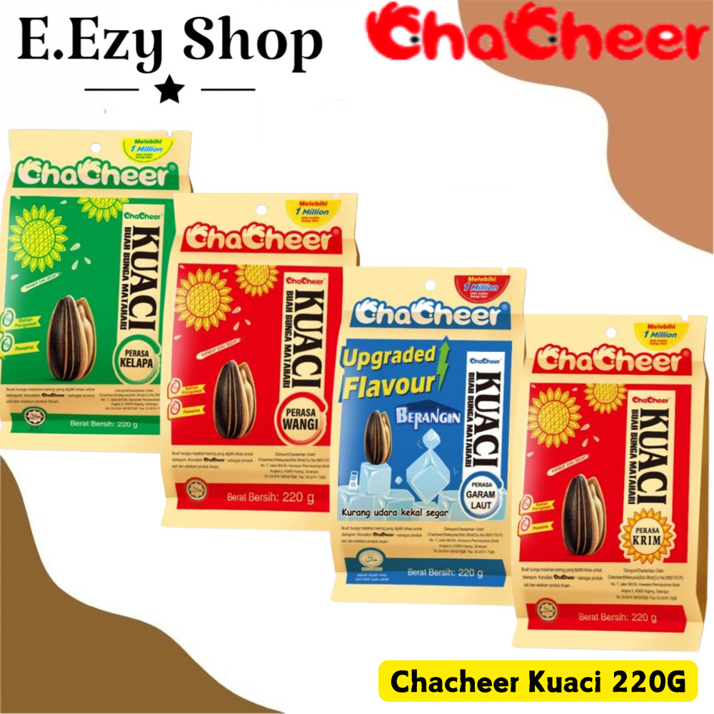 CHACHEER KUACI BUAH BUNGA MATAHARI 220G/100G/40G/15G | Shopee Malaysia