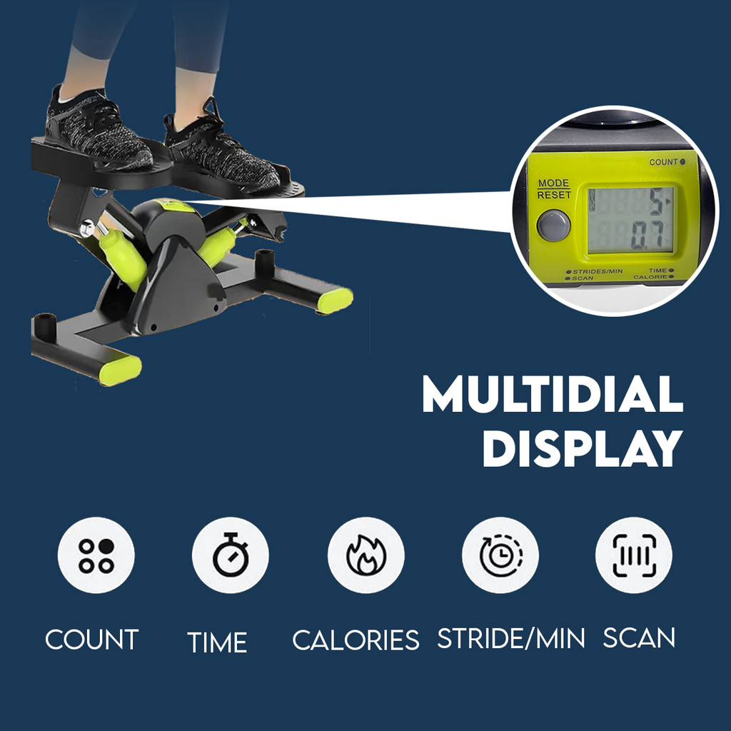 V Side Hydraulic Stepper Machines Mini Stepper with resistant band leg ...