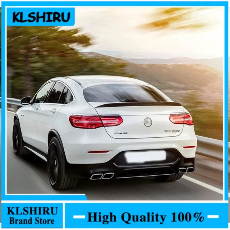 For Mercedes GLC Class Coupe GLC300 GLC250 2016-2018 spoiler For Benz GLC Coupe GLC43 GLC260 ...