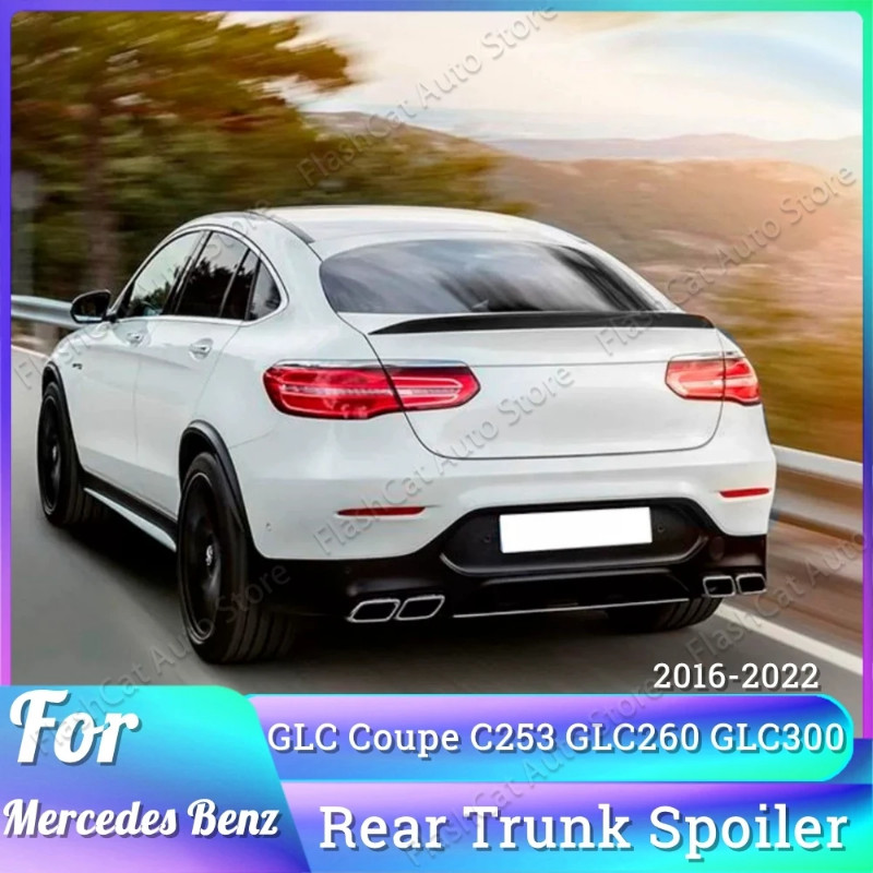 For Mercedes Benz GLC Class Coupe Car Rear Tail Trunk Spoiler C253 ...