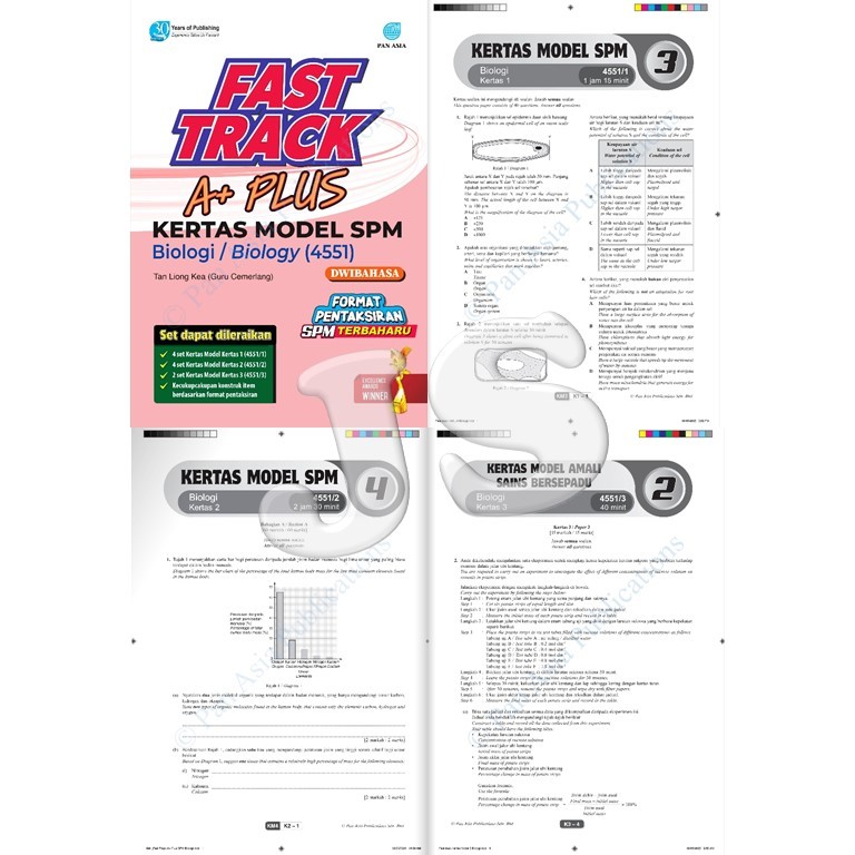 FAST TRACK A+ PLUS KERTAS MODEL SPM | FAST TRACK KERTAS MODEL SPM - FORMAT PENTAKSIRAN SPM ...