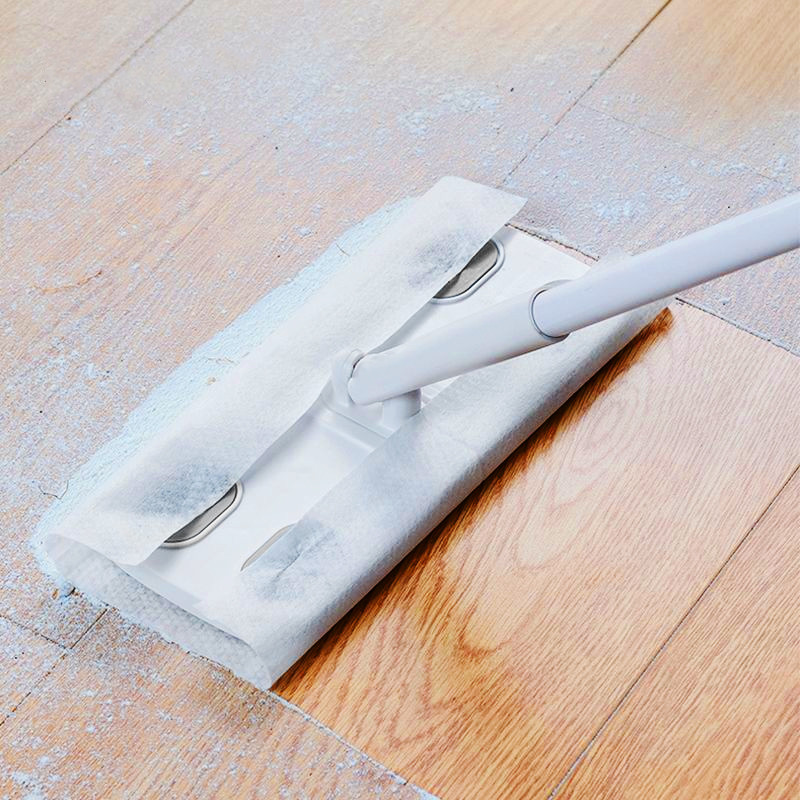 EFFICIENT SWIPER 💥 360° Rotating Electrostatic Flat Mop Dual Use Dust ...