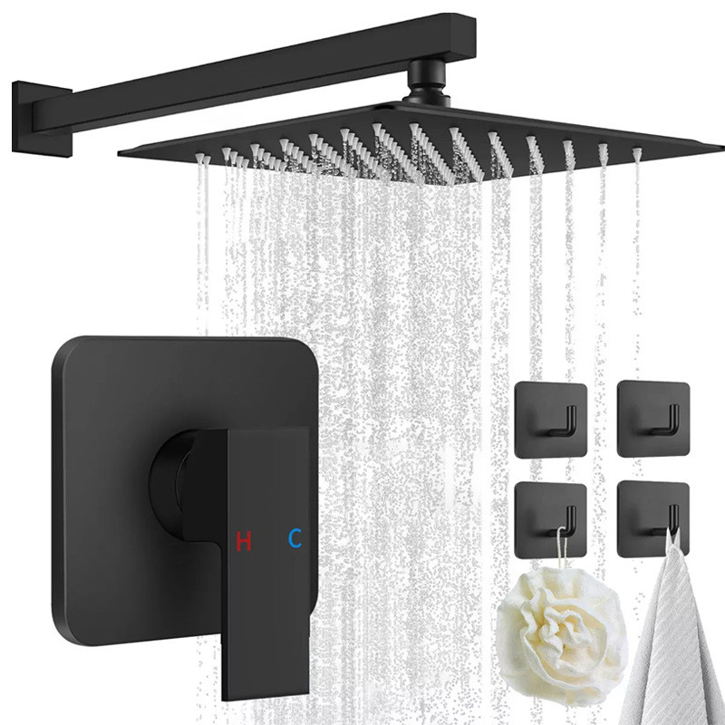 Cross-border Concealed Shower Sprinkler Embedded Shower Set In-Wall ...