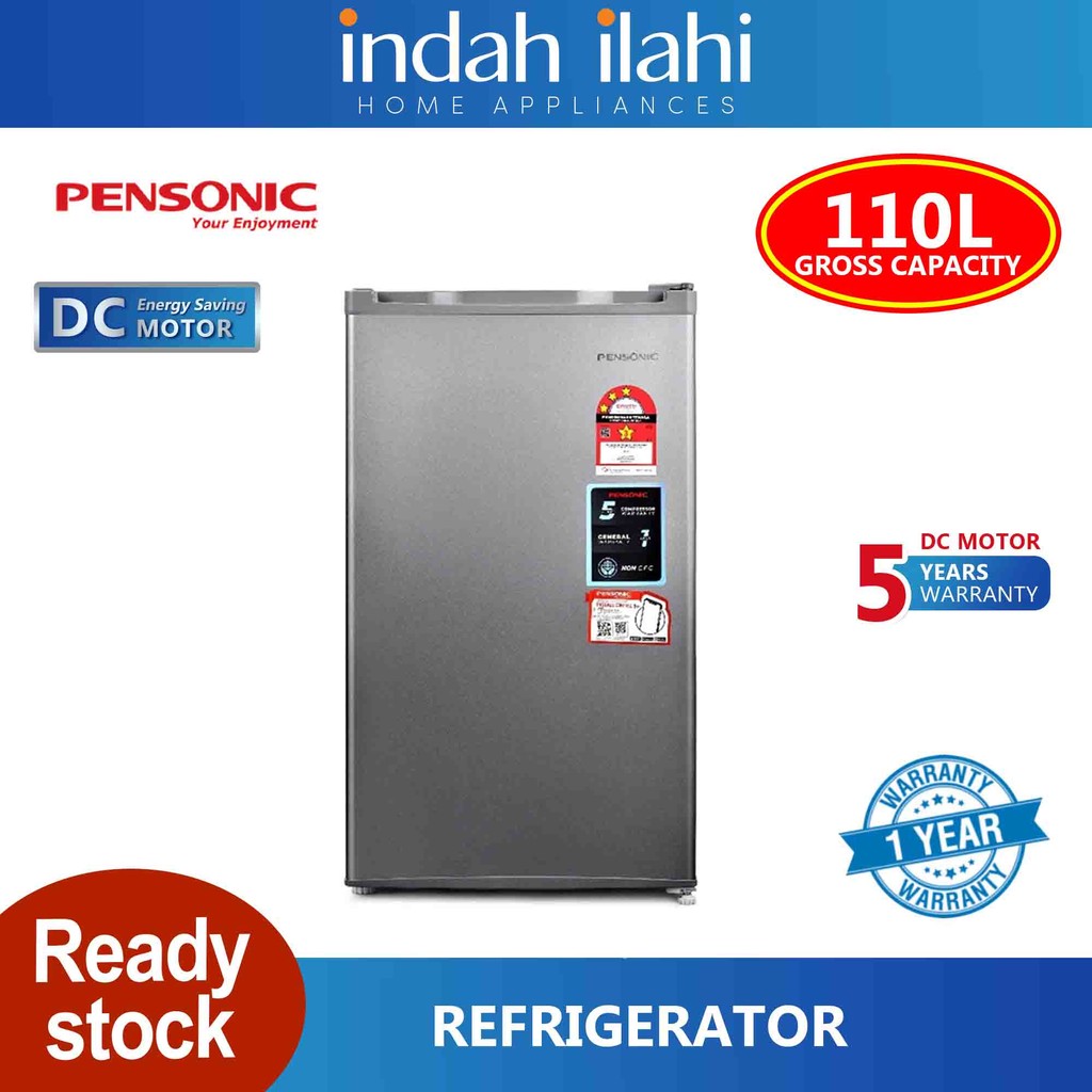 Pensonic Single Door Refrigerator 110L PRS-1100 | Shopee Malaysia