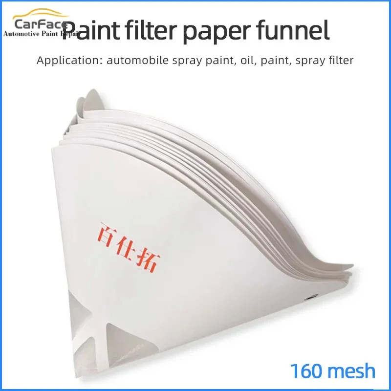 Paint Filter Paper Funnel Disposable Water-based Oily Paint Filter 160 ...