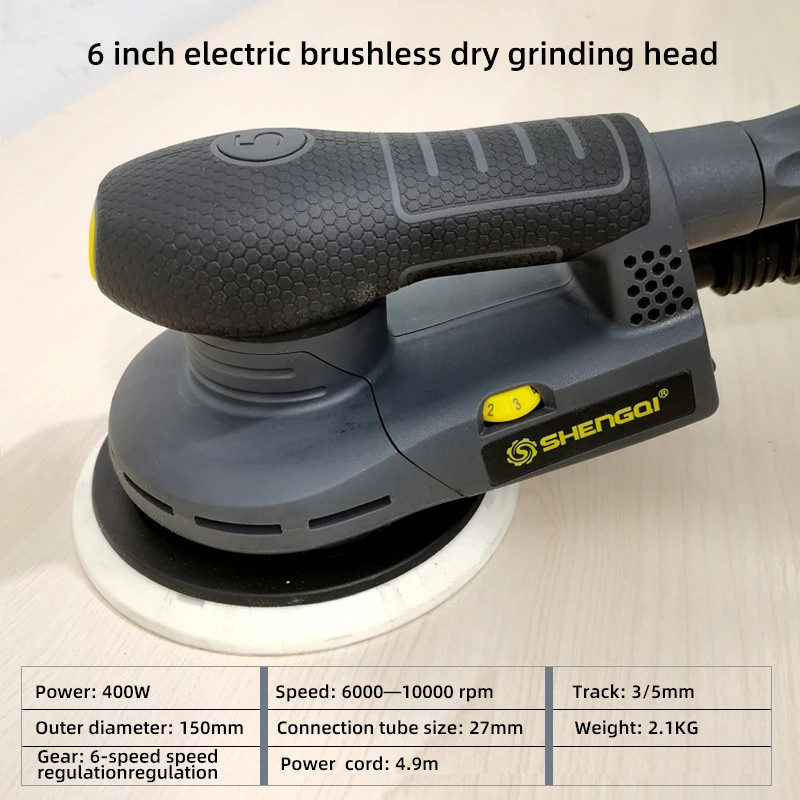 ATPRO 400W 6 Inch Electric Random Orbital Sander Machine Multi-Function ...
