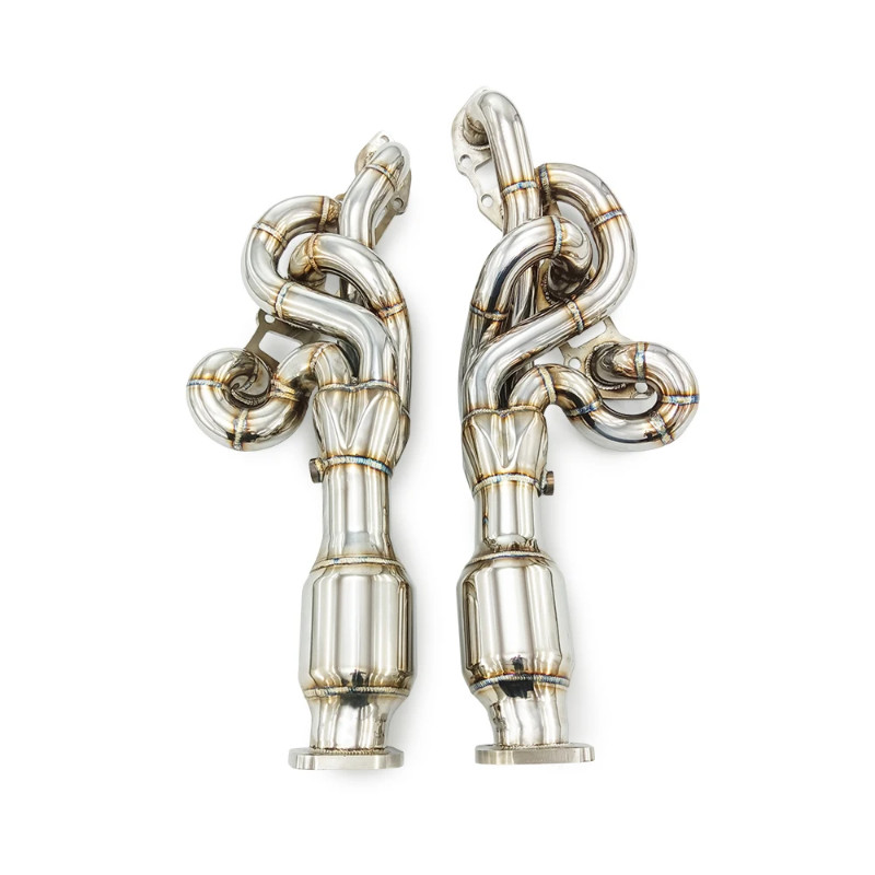 High performance exhaust manifold and collector for Lexus ISF 5.0 V8 ...