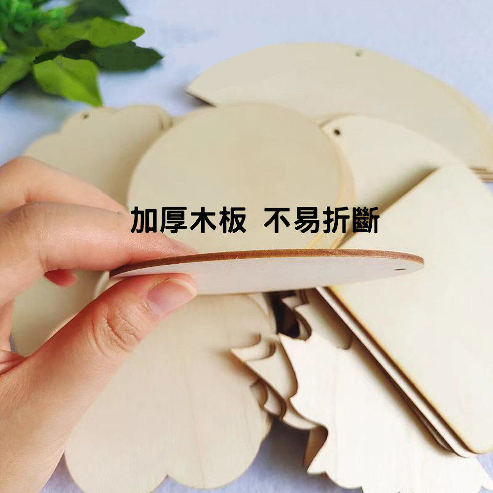 Wooden Baseboard White Embryo Snowflake Mud Board Clay Creation Round ...