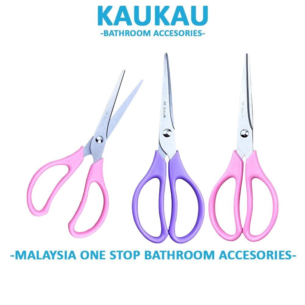 KAUKAU K47 Scissor Stainless Steel Student Scissor Gunting Cutter ...