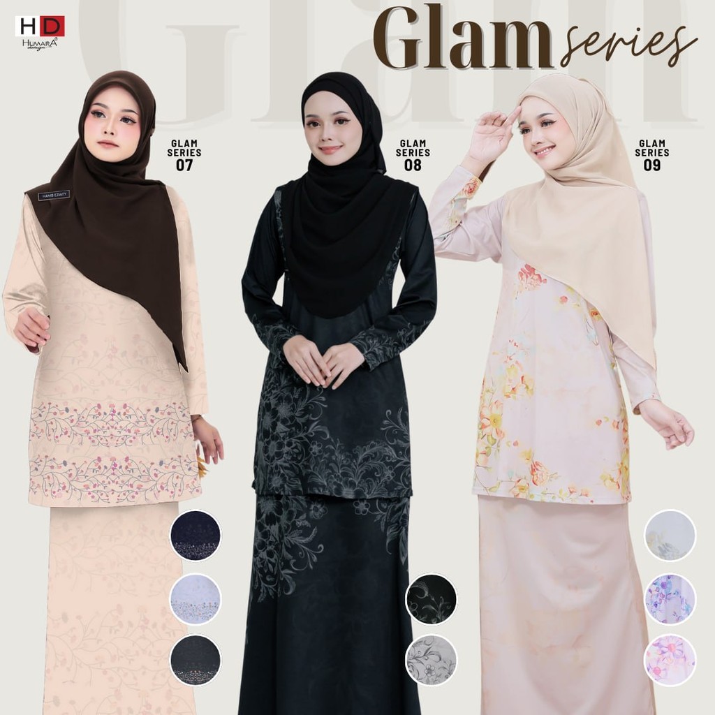 Kurung Glam 03 Series Moscrepe by Humaira Design | Cutting Flare A Cut ...