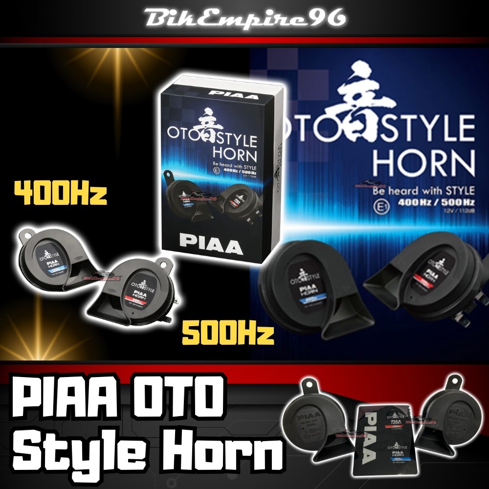 PIAA OTO Style Horn 400Hz 500Hz 12V/112bD Automotive & Motorcycle Horn Accessories | Shopee Malaysia