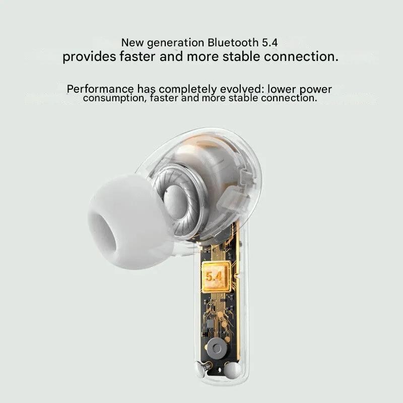 UGREEN HiTune T6s Hybrid ANC TWS Wireless Earbuds Active Noise Cancelling Bluetooth 5.4 Earphone ...