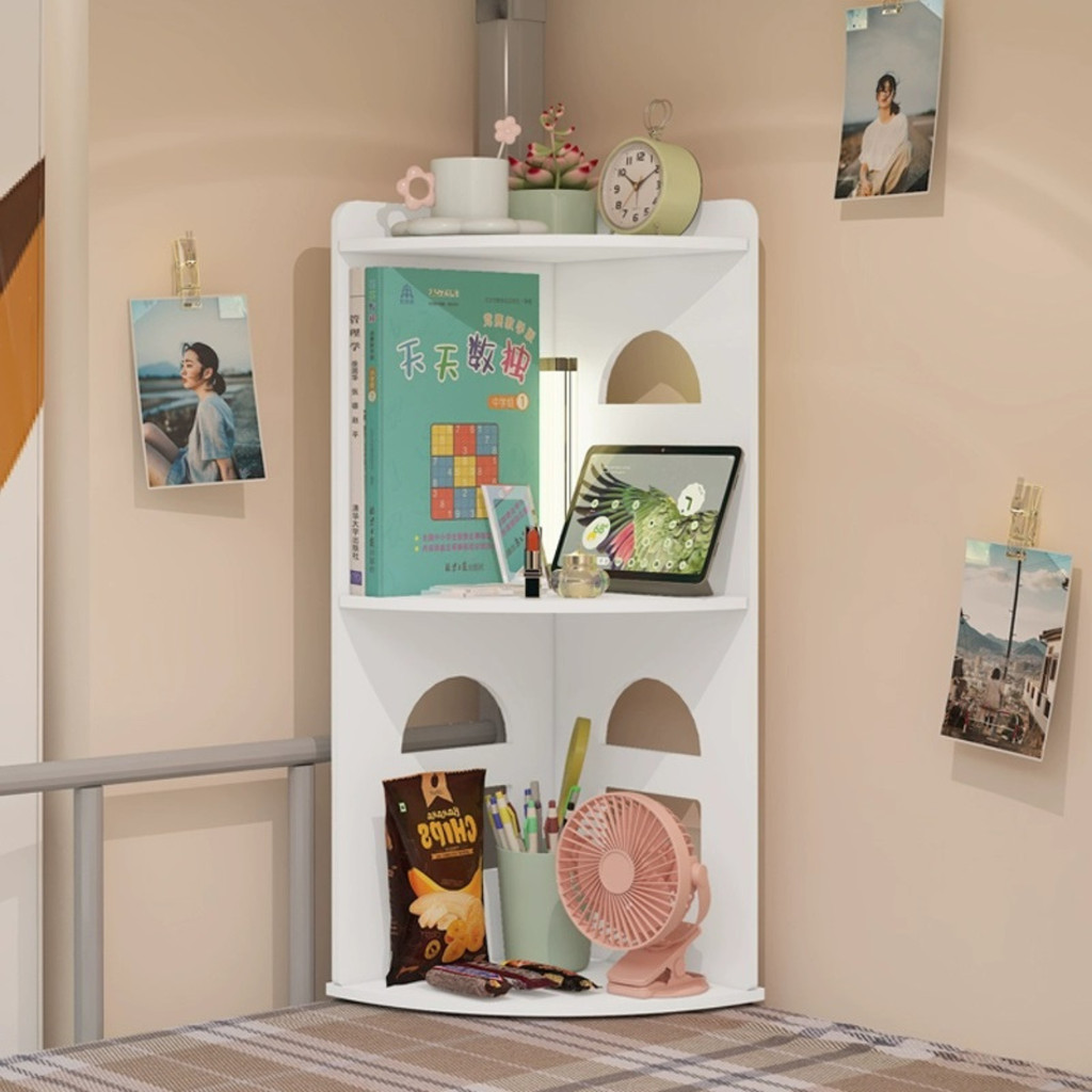 Corner desk organizer storage rack office desktop organizer for girls ...