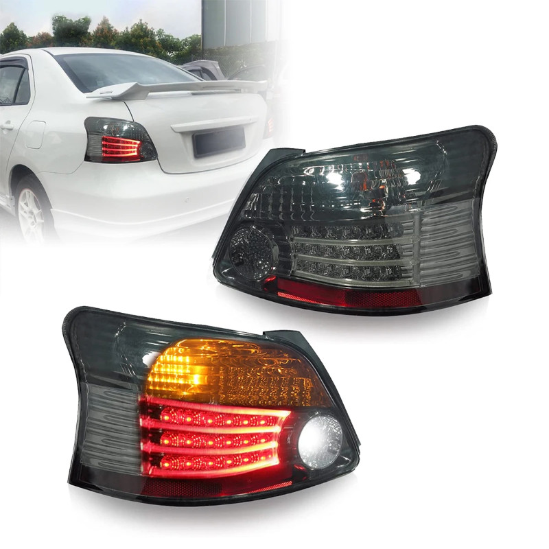 Car Lights LED Light Tail Lights Assembly For Toyota VIOS 2008-2013 ...