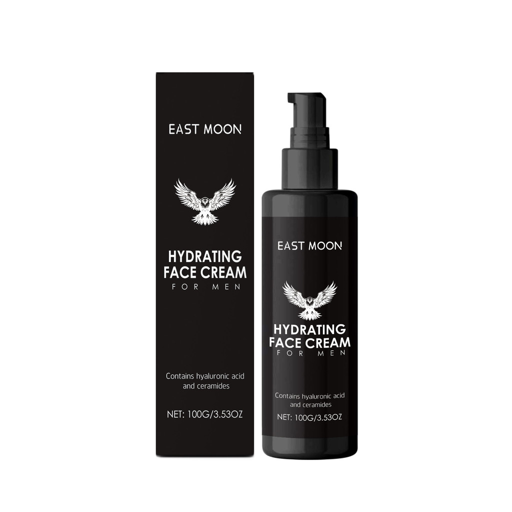 100g EAST MOON Men's Moisturising Cream Gentle Care Facial Skin ...