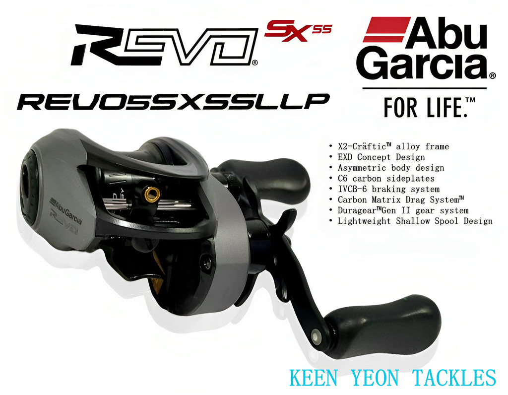 ABU GARCIA REVO 5 SX / REVO 4 SX BAITCASTING (BC) REEL | Shopee Malaysia