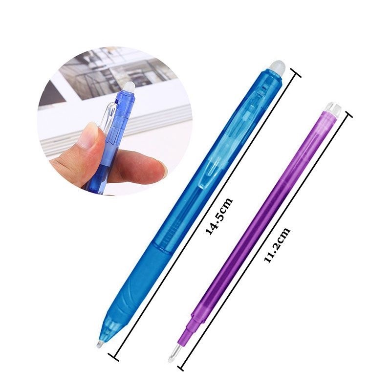 Erasable Gel Pens with 8 Colors Retractable Colorful Erasable Signature ...