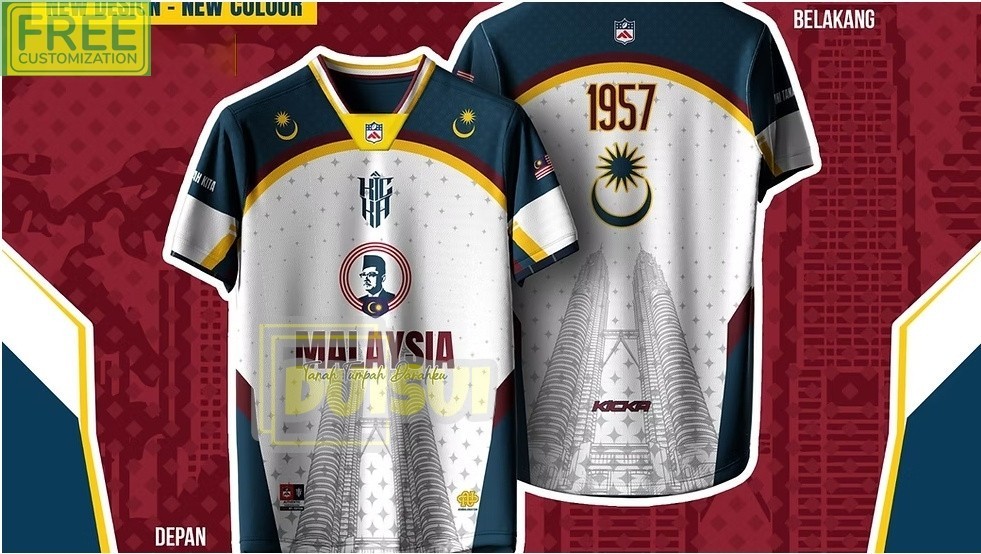 Malaysia 68th Merdeka 2025 Design Sublimation Jersey | baju merdeka ...
